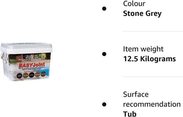 Azpects EasyJoint Stone Grey Paving Jointing Compound 12.5kg | eBay UK