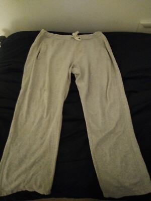 Roebuck & Co Men's Sweatpants Active wear L Buck Logo Cotton Poly Blend ...