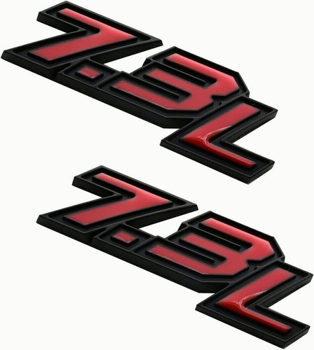 2Pack 7.3L Fender Side Powerstroke Turbo Emblems Decal 3D Badge for 250 ...