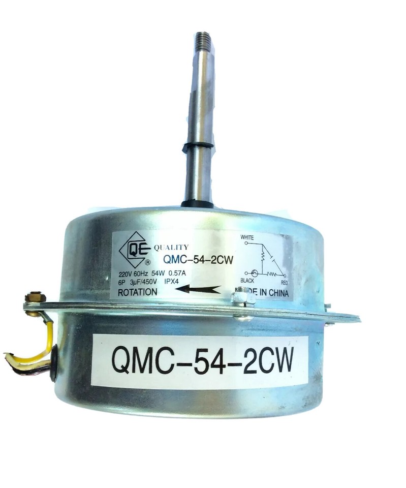 54 WATT MINI SPLIT CONDENSER FAN MOTOR 208-230V CW, SHAFT DIAMETER 1/2 ...