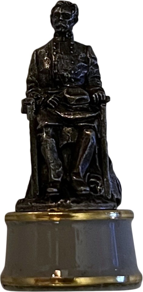 Civil War Pewter Chess Set 1983 Franklin Mint National Hist. Soc ...