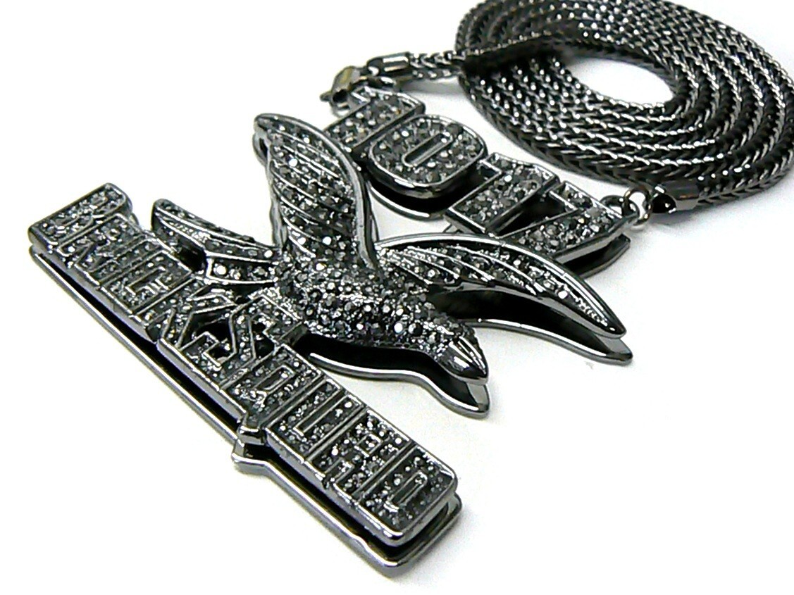 Brick Squad Bird Logo BLINGFACTORY Hip Hop Iced 1017 Brick Squad