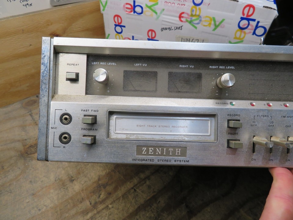 Vintage Zenith Integrated Stereo System Model IS 4081 IS4081 PARTS ...