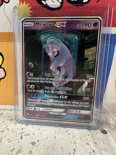 Pokémon Mewtwo GX TCG Shining Legends Holo Card 78/73 Secret Rare | eBay