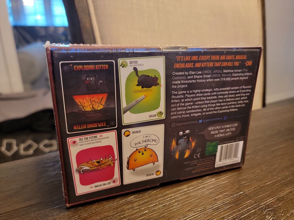 NEW Exploding Kittens Original Edition Card Game for Ages 7+ #1 ...