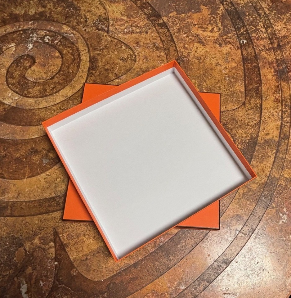 Hermes Box Empty with Signature Ribbon | eBay