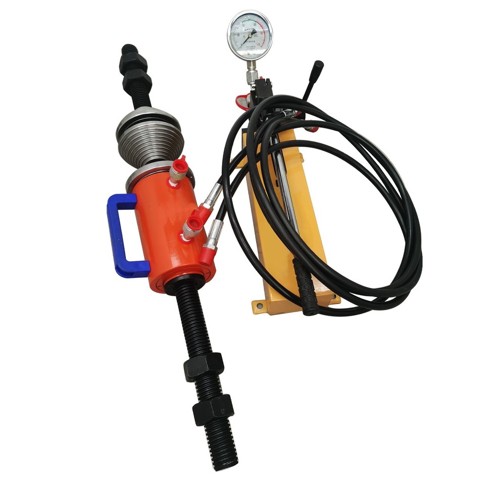 USED Manual Track Pin Press Machine 30T Portable Excavator Sleeve ...
