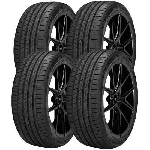 (QTY 4) 245/45ZR20 Nexen N Fera AU7 103W XL Black Wall Tires ...