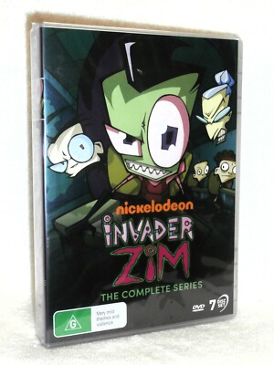 Invader Zim: The Complete Series (DVD, 2025, 7-Disc) NEW animated sci ...