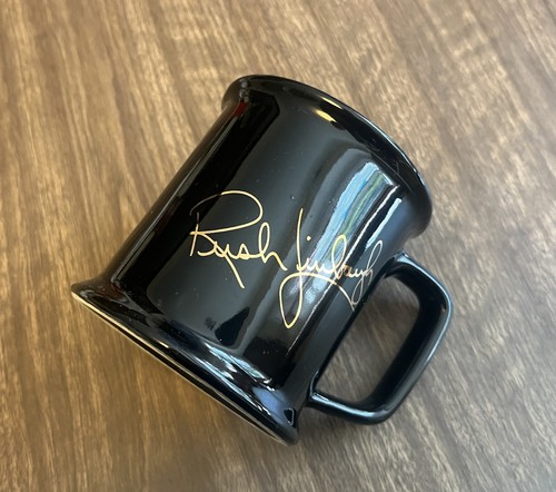Rush Limbaugh Gold Signature Coffee Mug EIB New Fresh from RUSH ROOM ...