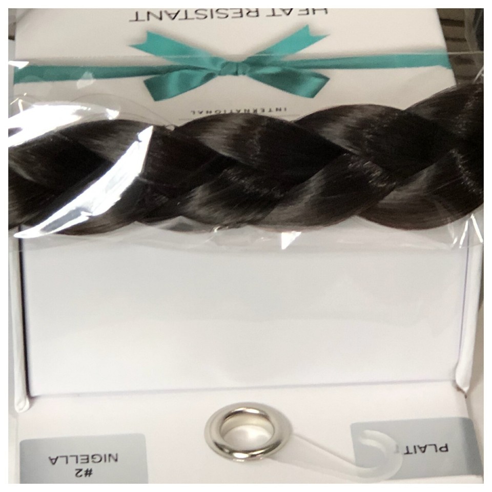 Stranded Hair Plait Chunky Clipped Braid Hairband Braided Headband ...