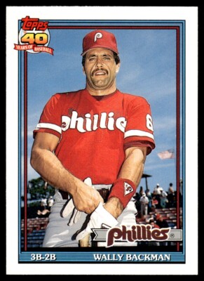 1991 Topps Traded #3T Wally Backman - Philadelphia Phillies | eBay