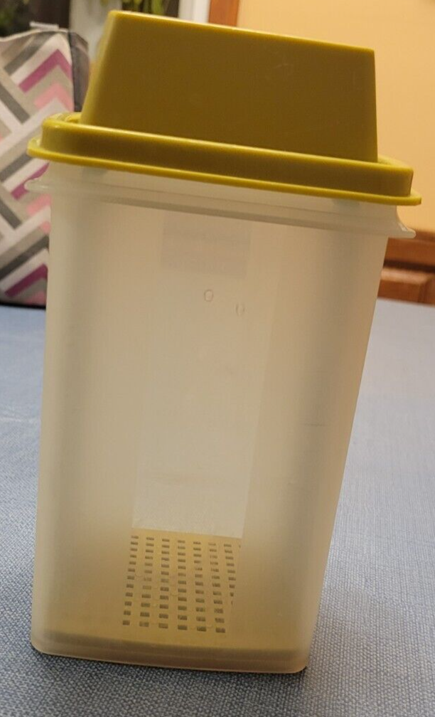 Tupperware Pickle Keeper Avocado Green 1330-5 Complete Set Vintage Pick ...