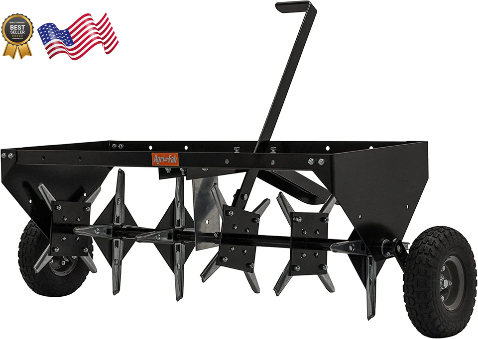 Lawn Aerator Core Plug Aerator Tow Behind Tractor Mower Heavy Duty NEW ...