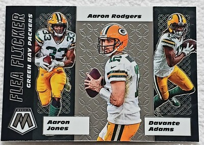 Aaron Rodgers Aaron Jones Devante Adams 2020 Mosaic Flea Flicker #FF8 ...