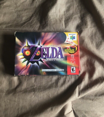 Legend Of Zelda Majora's Mask Collectors Edition Holographic N64 ...