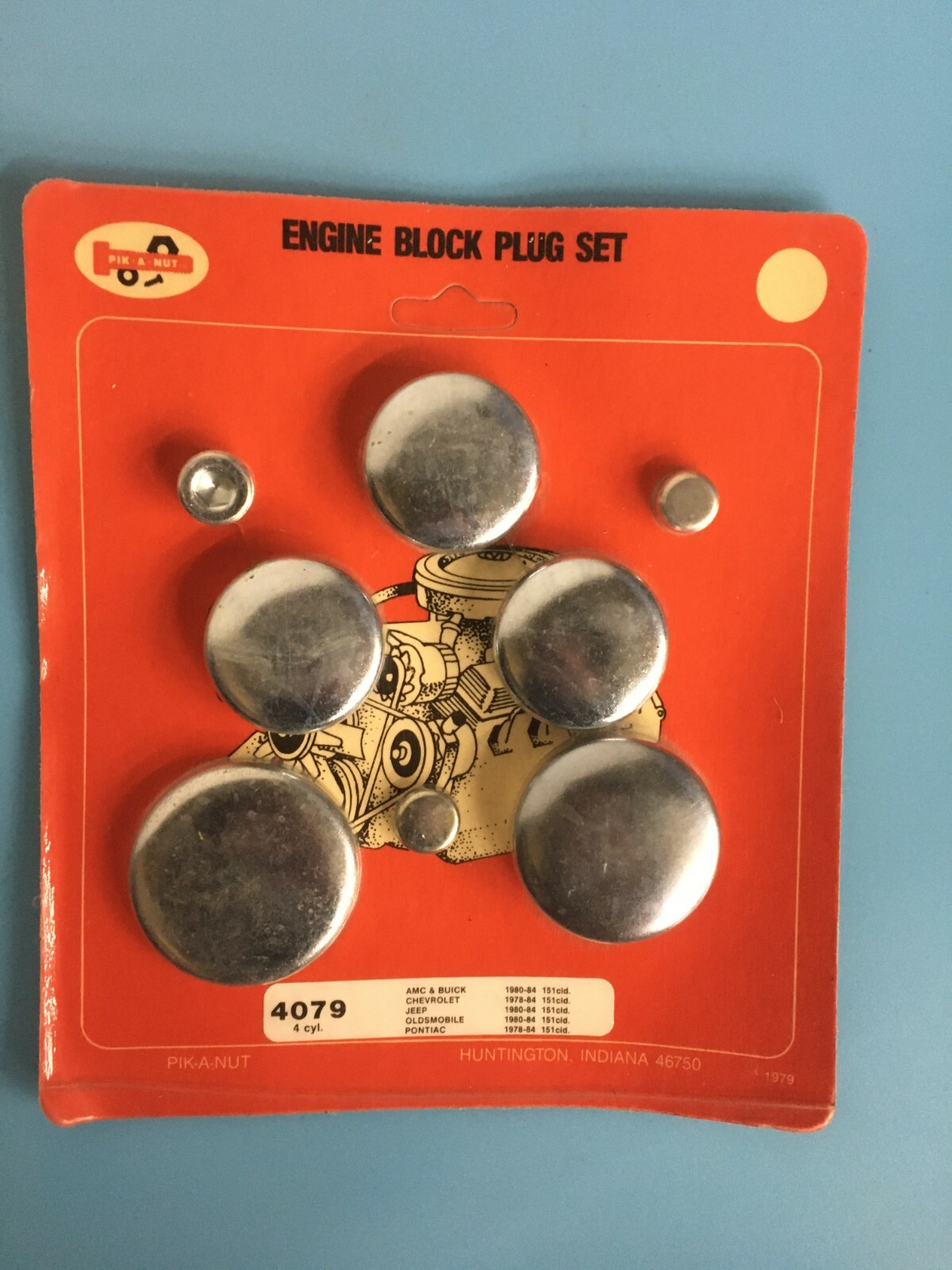 NOS CHEVEROLET AMC BUICK JEEP OLDS 4 CYL ENGINE BLOCK PLUG SET 1978-84 ...