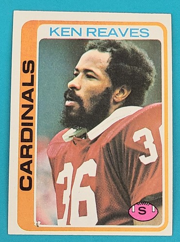 1978 Topps Blank Back #64 Ken Reaves St. Louis Cardinals FOOTBALL Card ...