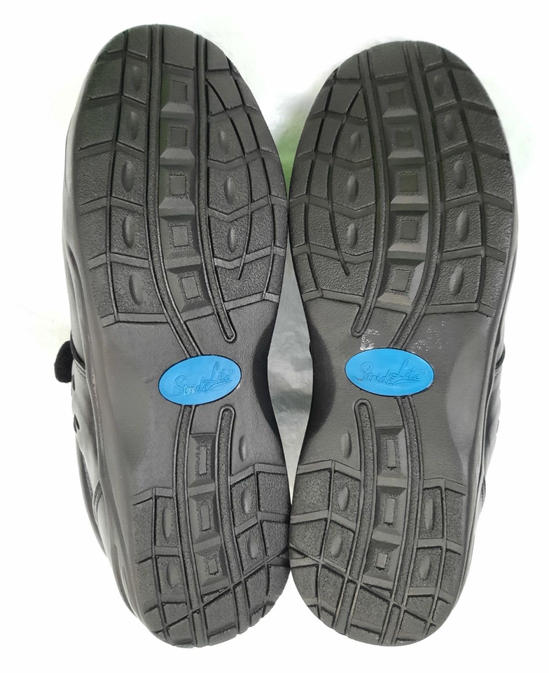 Stride Lite Men's Size 11W Black Leather Hook & Loop Diabetic Therapeutic Shoes | eBay