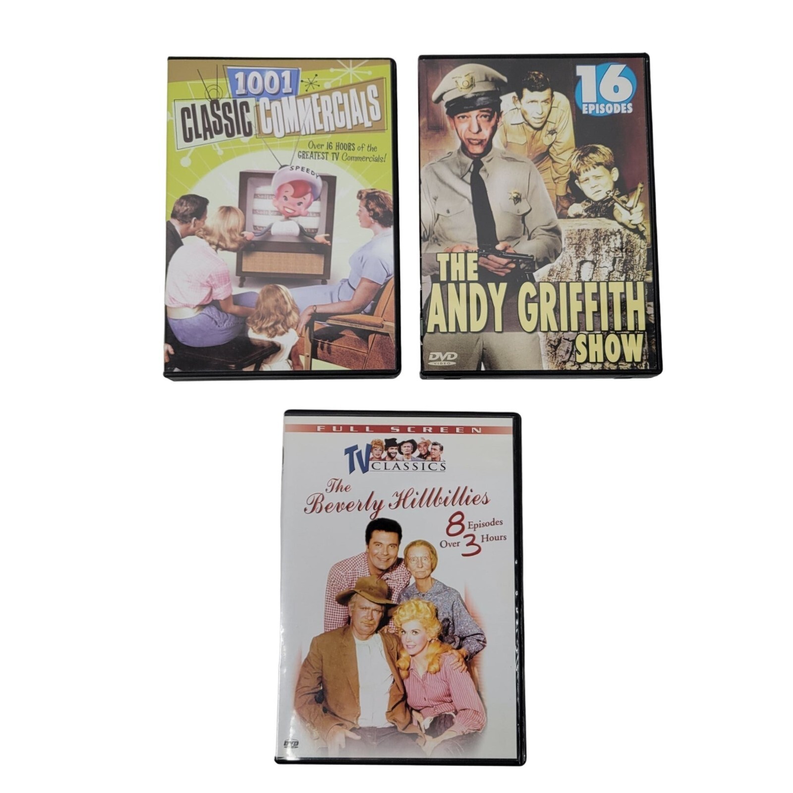 1001 Classic Commercials Andy Griffith Show Beverly Hillbillies DVDs ...