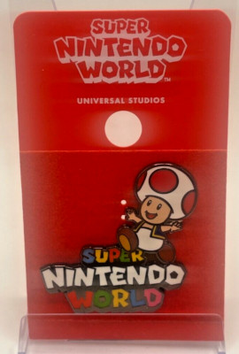 Universal Studios Super Nintendo World Toad Running Pin Epic Universe ...
