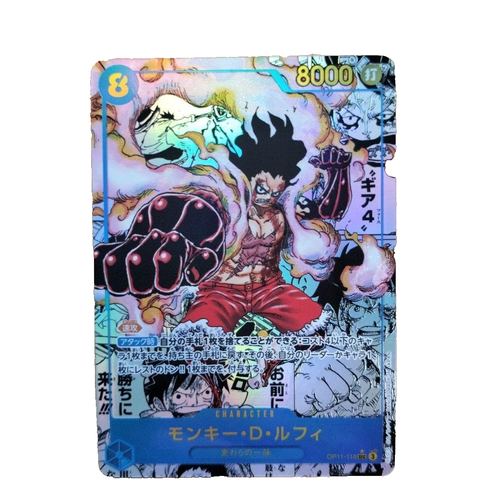 One Piece Card Luffy SEC OP11-118 Manga Comic Alt Art Japanese | eBay