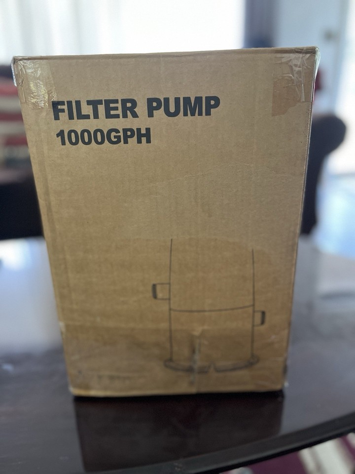 Intertek Grey Above Ground Pool Filter Pump 1000GPH GFCI Plug | eBay