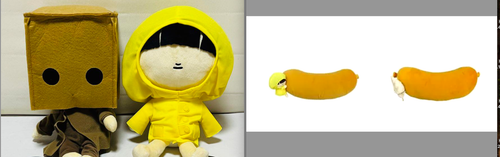 Little Nightmares Six & Mono Plush doll set | eBay