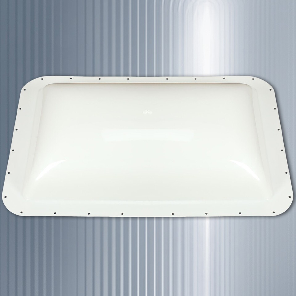 RV Camper Skylight Exterior Cover 25.8"X17.8"X4.5" Roof Top White ...
