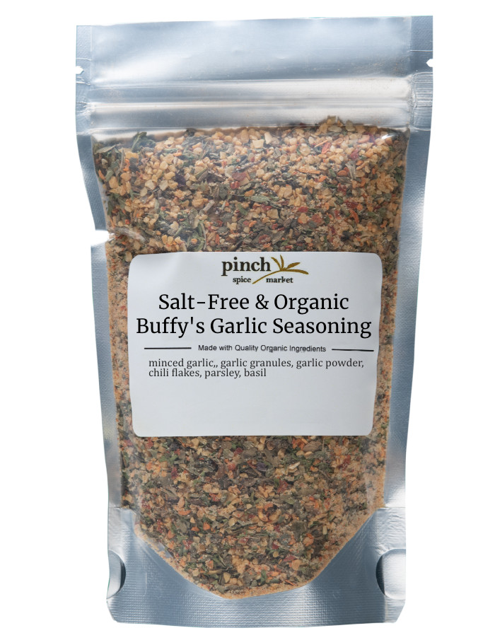 Buffy’s Garlic Seasoning | Organic Salt-Free Version | California Garlic