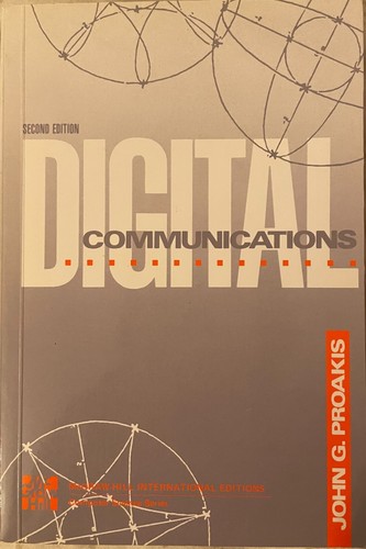 Digital Communications by John G. Proakis Second Edition 1989 New | eBay