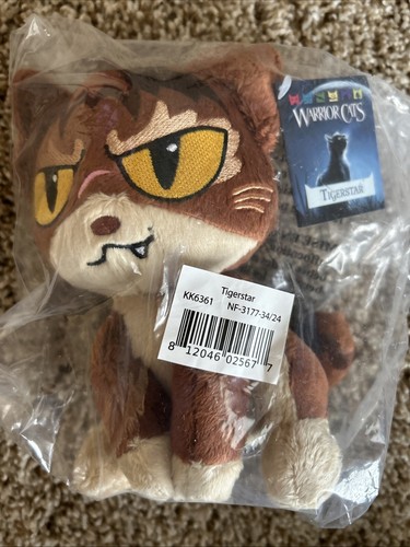 NIB Warrior Cats Mini Plush 6" Tigerstar Cat Collectible | eBay