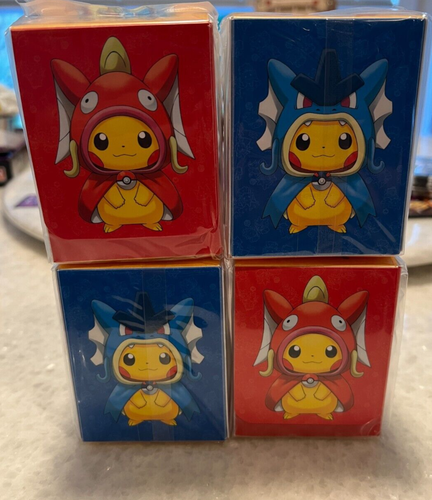 Pokémon Japanese Poncho Pikachu Magikarp & Gyarados Special Deck Box ...