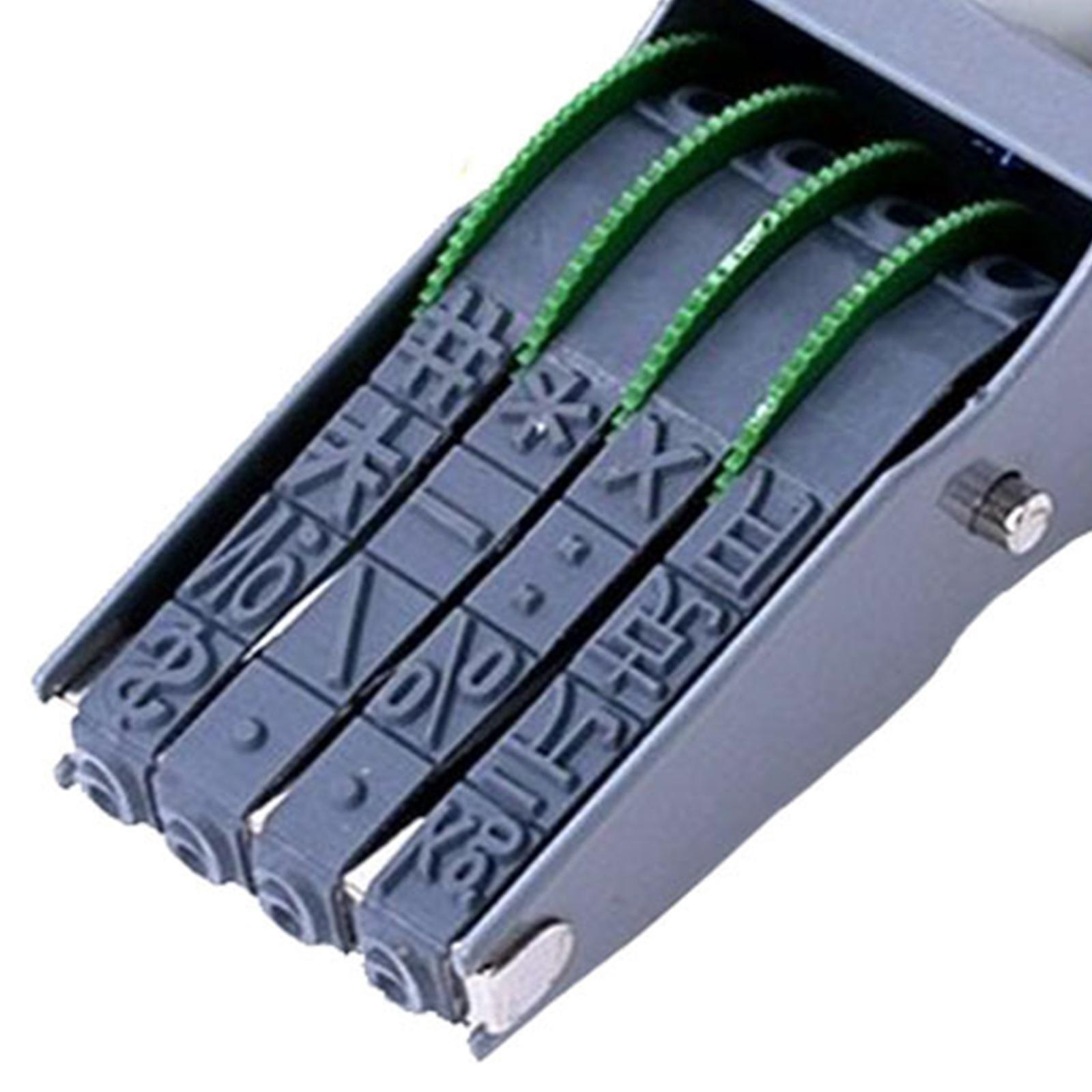 Rubber Number Stamp Date Stamper 4 digits Wheels Rollers for DIY Craft ...