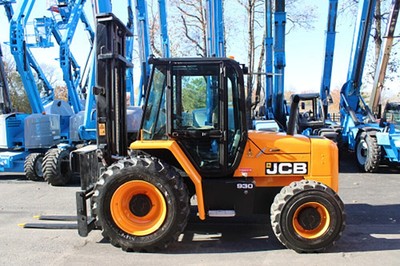 2016 JCB 930 6000 LB 2 Stage Mast Diesel with Heated Cab Forklift 1239 ...
