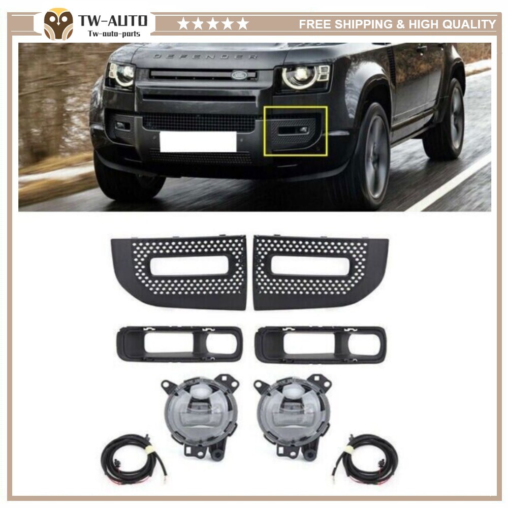 Fit For 2020-2023 90 Land Rover Defender Front bumper Led Fog Lamp ...