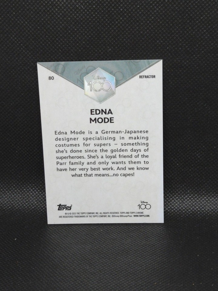2023 Topps Chrome Disney 100 Edna Mode Refractor #80 | eBay