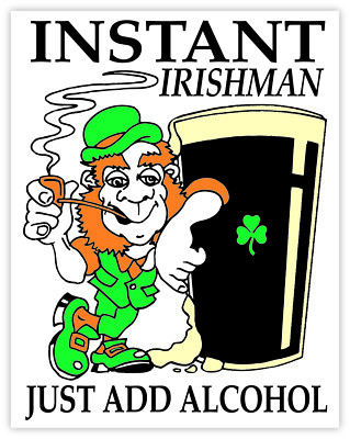 Irish Guinness Pint Leprechaun Car Bumper Window Sticker Vinyl Decal ...