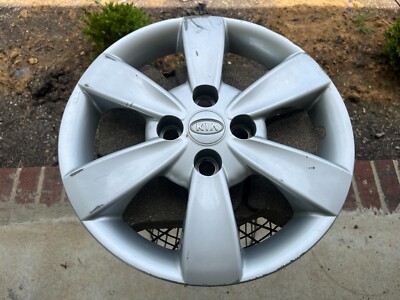 KIA RIO 14" OEM WHEEL COVER HUB CAP SILVER FINISH 52960-1G500 2007-2014 ...