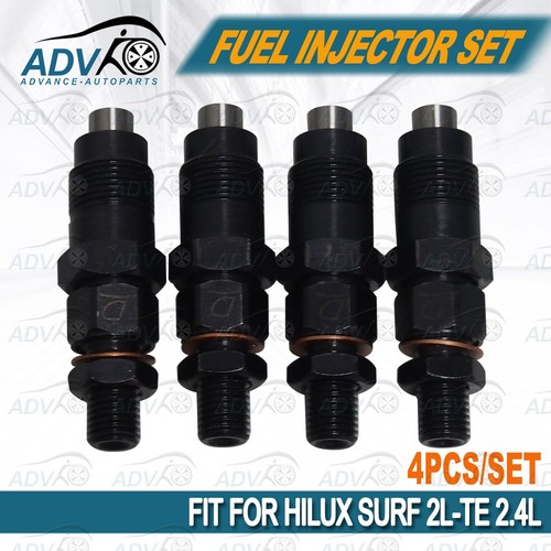 DIESEL FUEL INJECTOR SET FOR TOYOTA HILUX SURF 2L-TE 2.4 L.2 YR ...