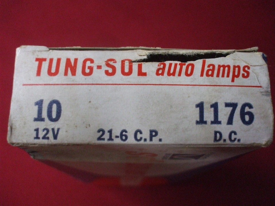 Vintage Tung-Sol 1176 Automotive Bulbs 12V-Box Of 10 Bulbs | eBay