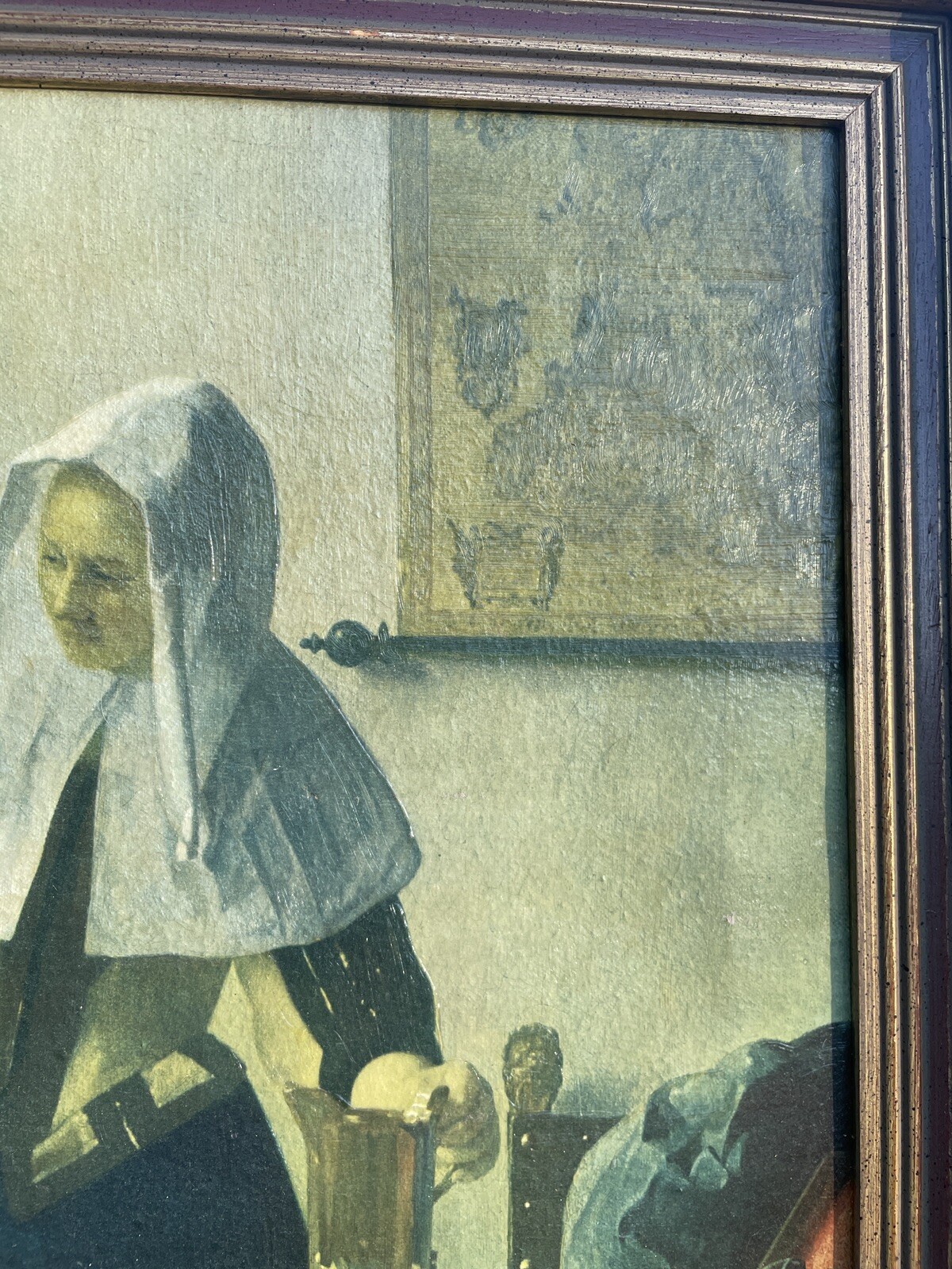 JOHANNES VERMEER Original Baroque portrait Young Woman NUN Water Jug ...