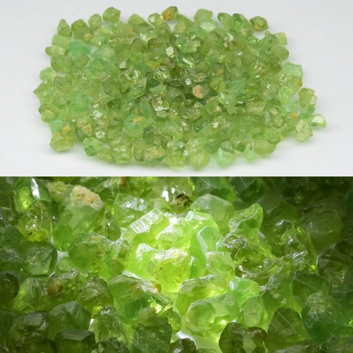 💎 50.82ct 190pcs Lot Rough Natural Green Demantoid Garnet - Madagascar ...