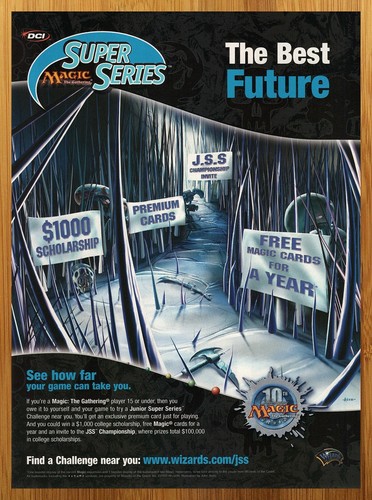 2003 Magic The Gathering Super Series Print Ad/Poster MTG CCG TCG Cards ...
