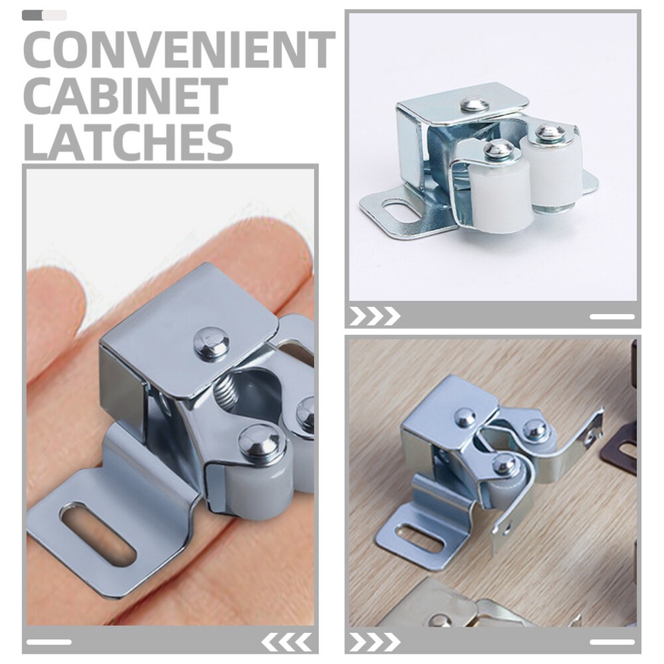 6 Pcs Door Snap Spring Beads Cabinet Latches Closet Ball Catch Hardware ...