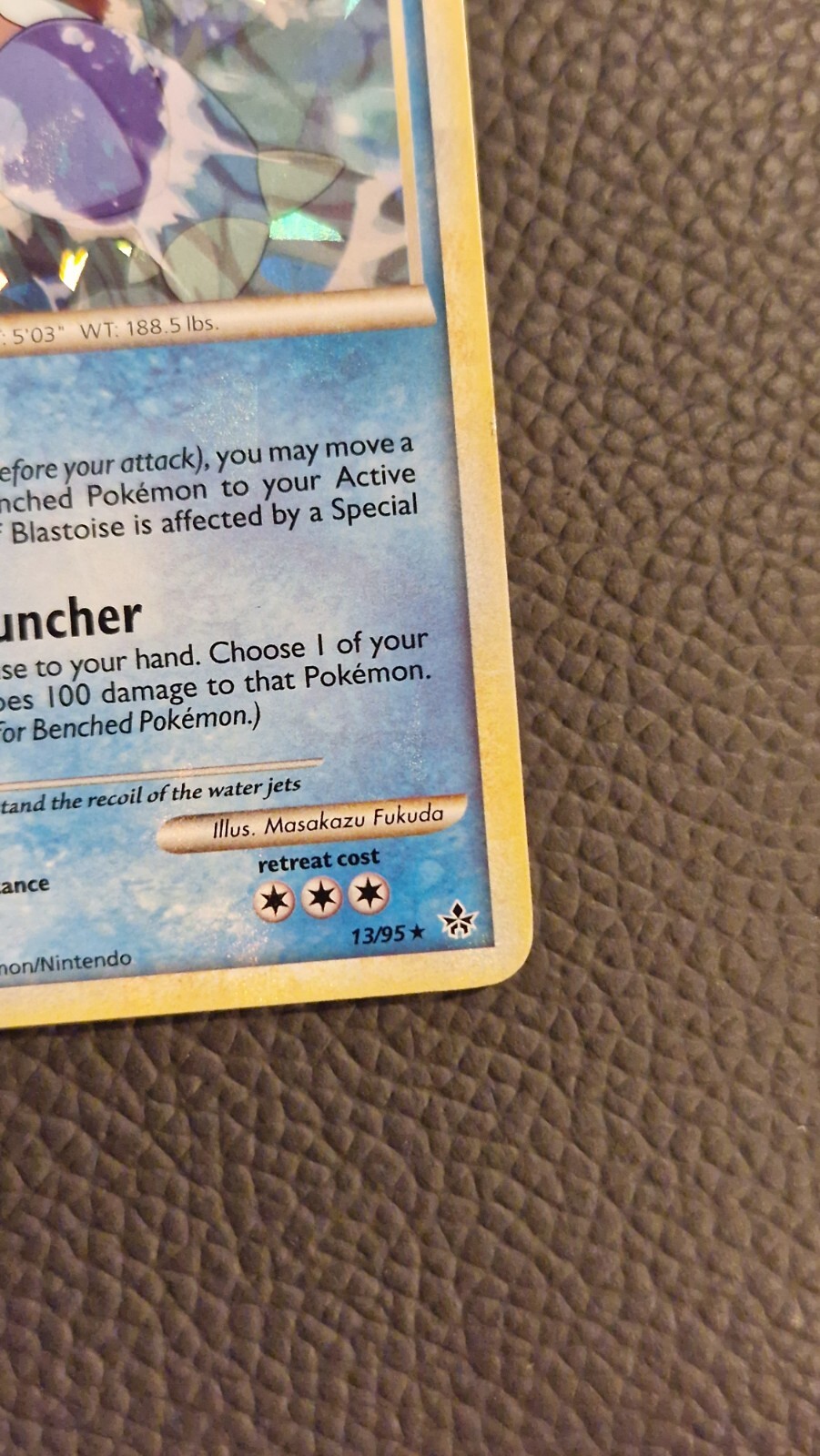 Pokemon Card - Blastoise - Cracked Ice Holo - 13/95 - 2010 | eBay UK