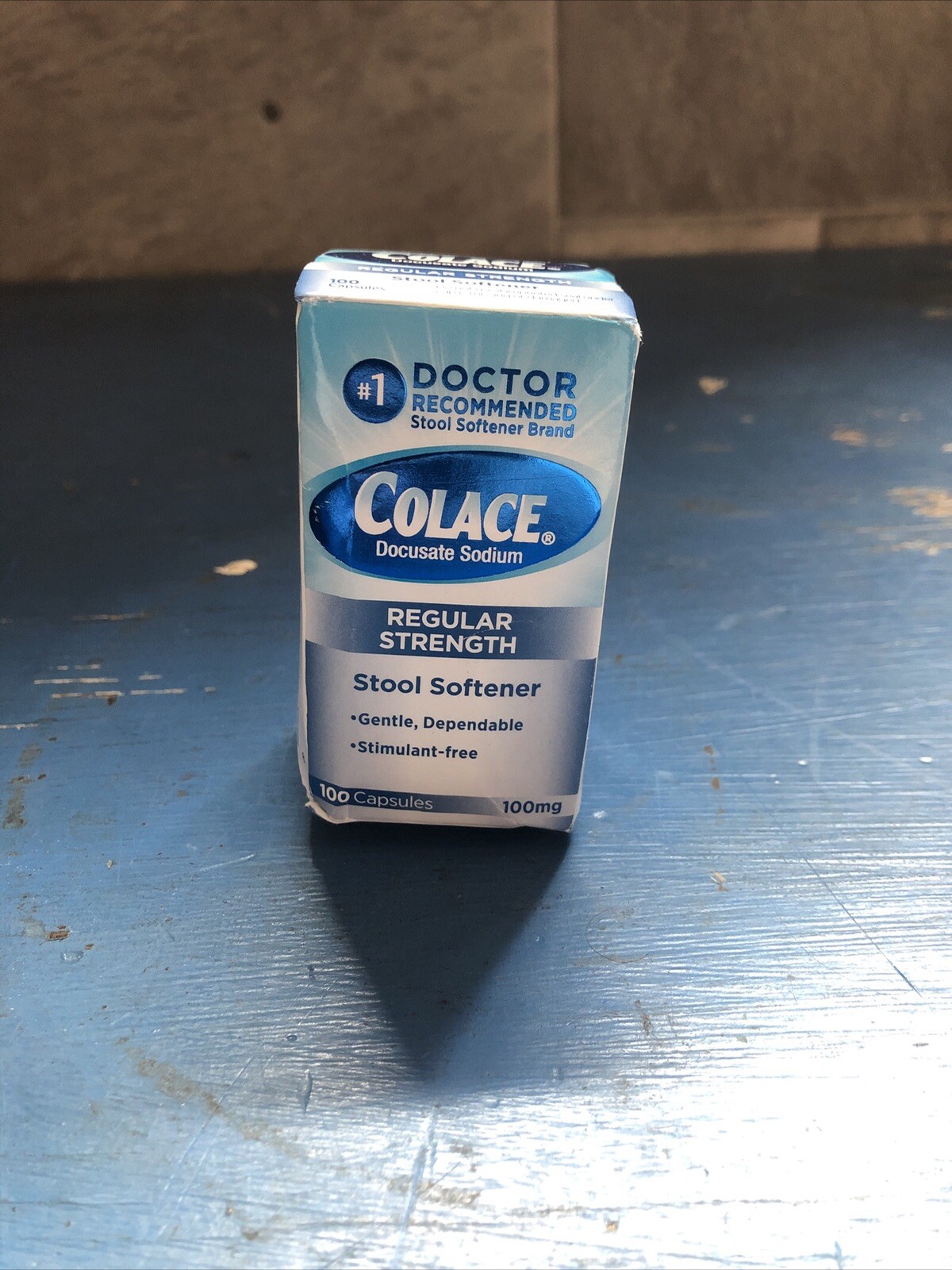 Colace Clear Stool Softener Softgels Gentle & Dependable Dye Free 50 mg ...