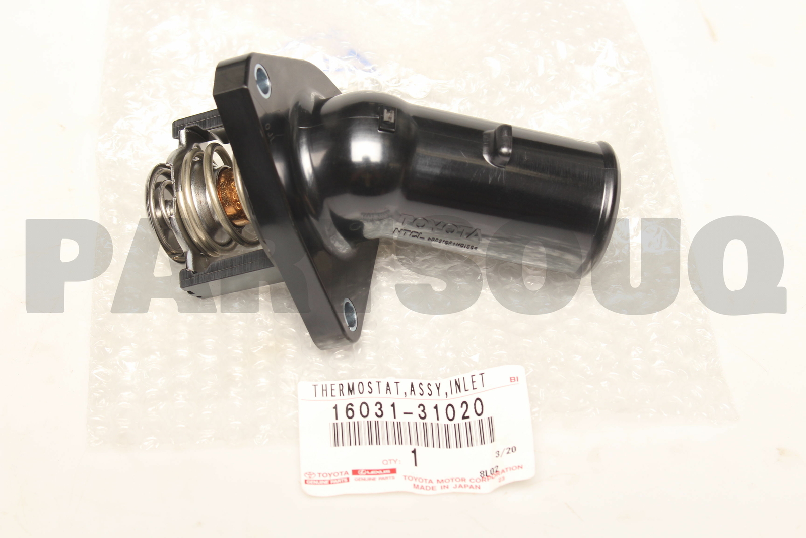 1603131020 Genuine Toyota WATER INLET SUB-ASSY, W/THERMOSTAT 16031 ...