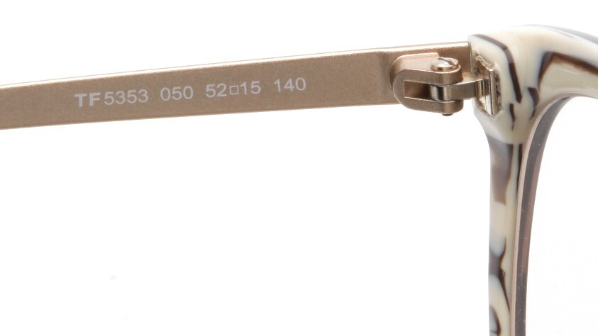 NEW TOM FORD TF5353 050 Brown Eyeglasses Frame 52-15-140mm B36mm Italy ...