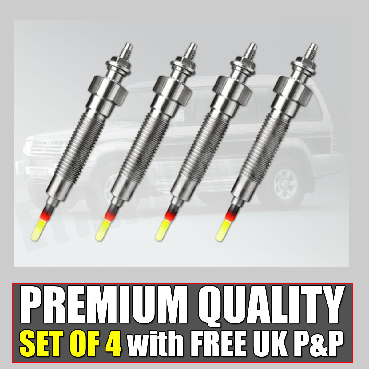 MITSUBISHI SHOGUN PAJERO 1994-2000 2.8 4M40-T DIESEL HEATER GLOW PLUGS ...